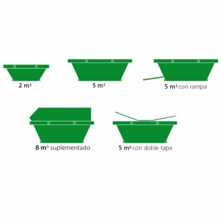 PRECIOS Contenedor escombros - obra y residuo Contenedores Escombros